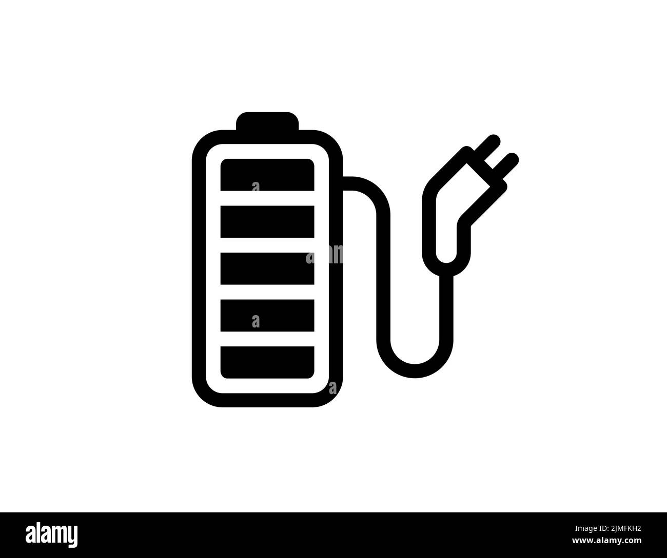 Rechargeable battery with cord and electric charging connector linear ...