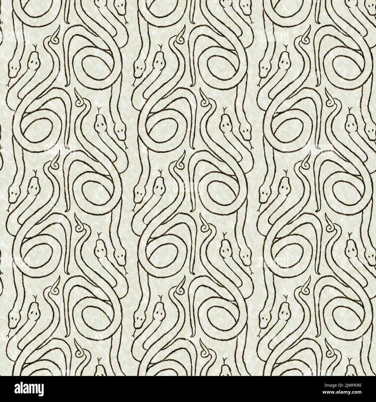 Cute safari snake wild animal pattern for babies room decor. Seamless ...