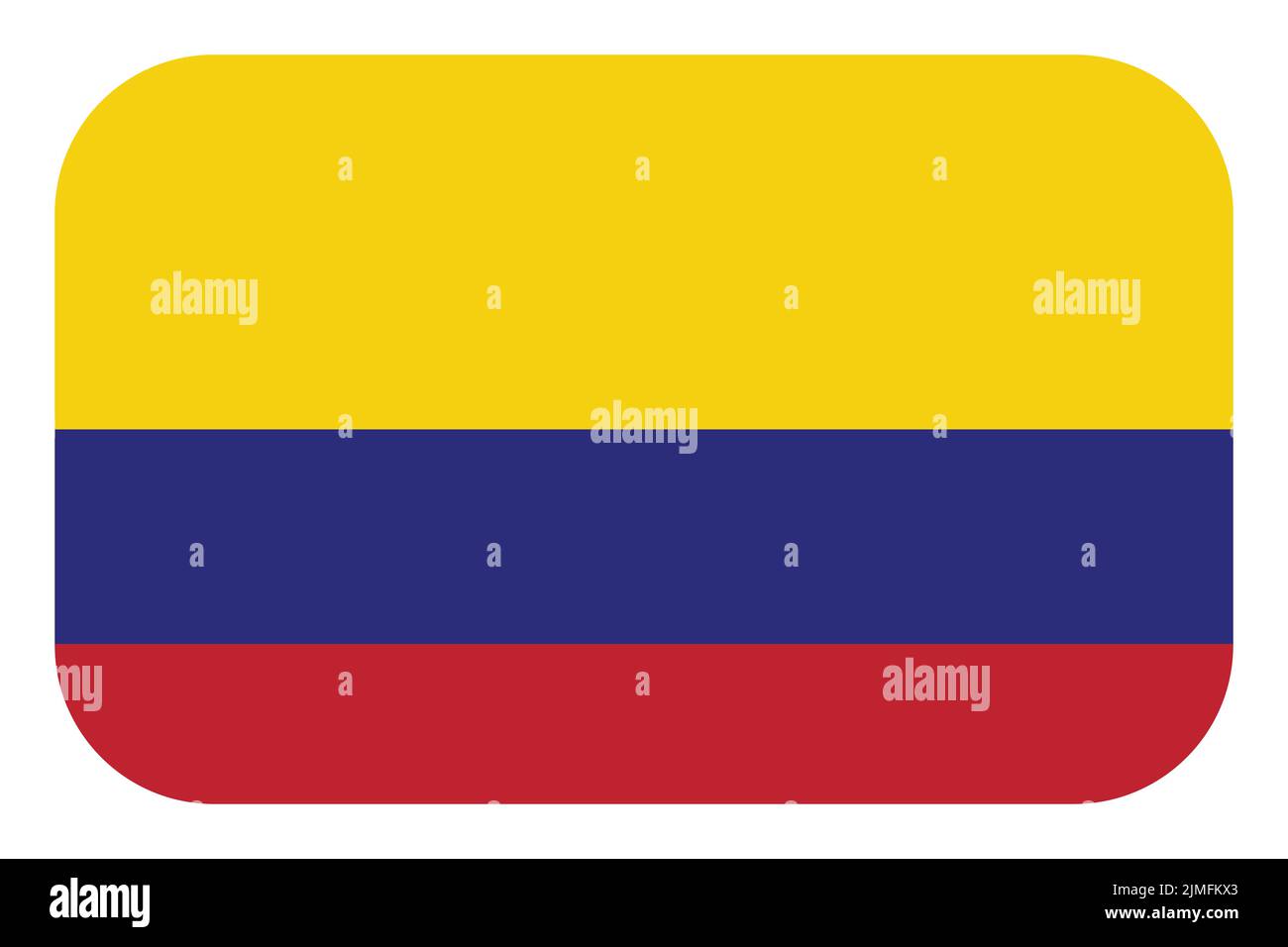 Flag of Colombia. Colombian national symbol in official colors ...