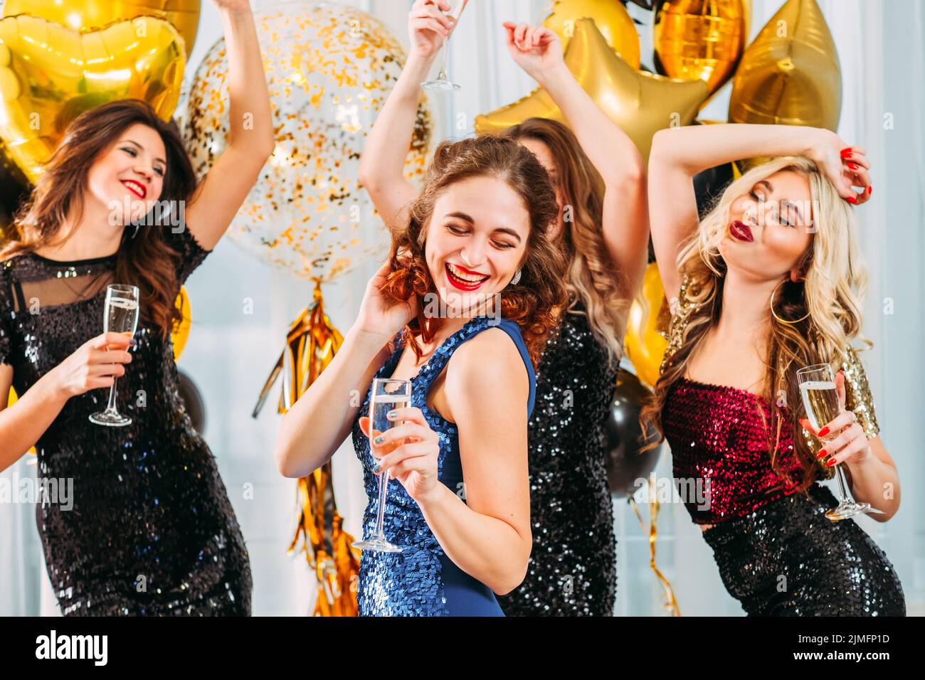 fancy graduation home party celebration girls Stock Photo - Alamy