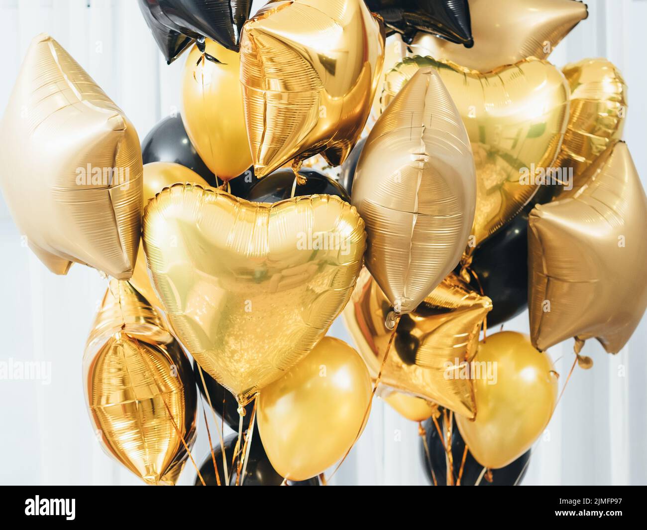 party decoration festive interior balloons Stock Photo - Alamy