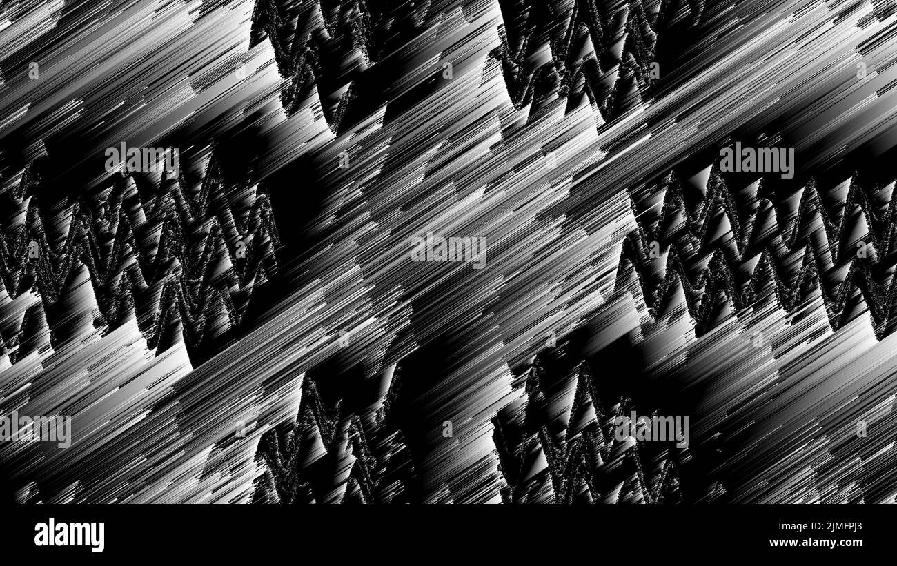 Black and white fractal noise Stock Photo - Alamy