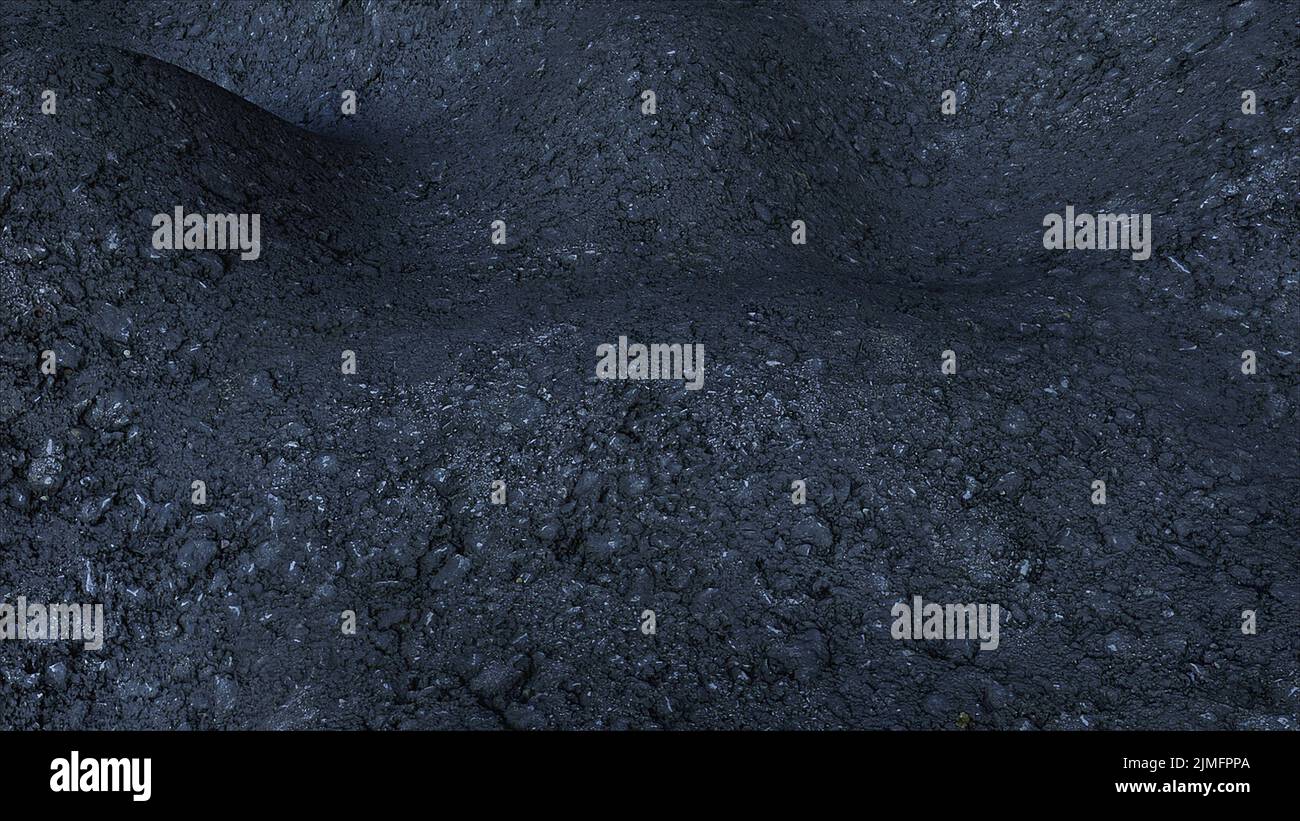 Wavy asphalt with potholes Stock Photo - Alamy