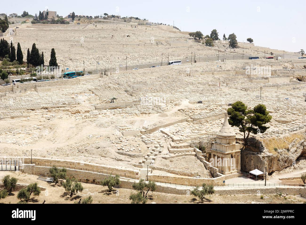 Kidron Valley and the Mount of Olives Stock Photo - Alamy