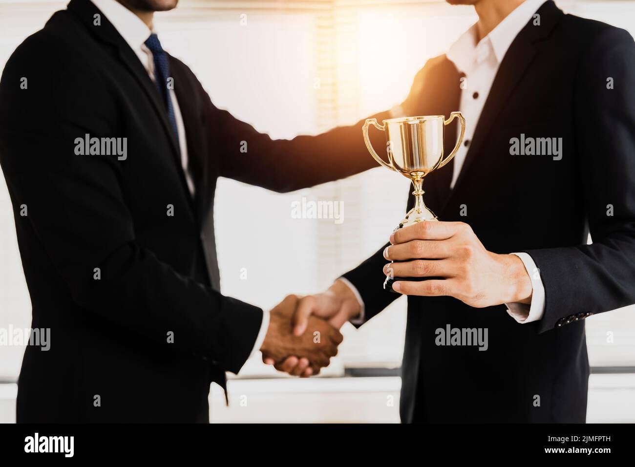 success business and achievement team concept, successful businessman ...