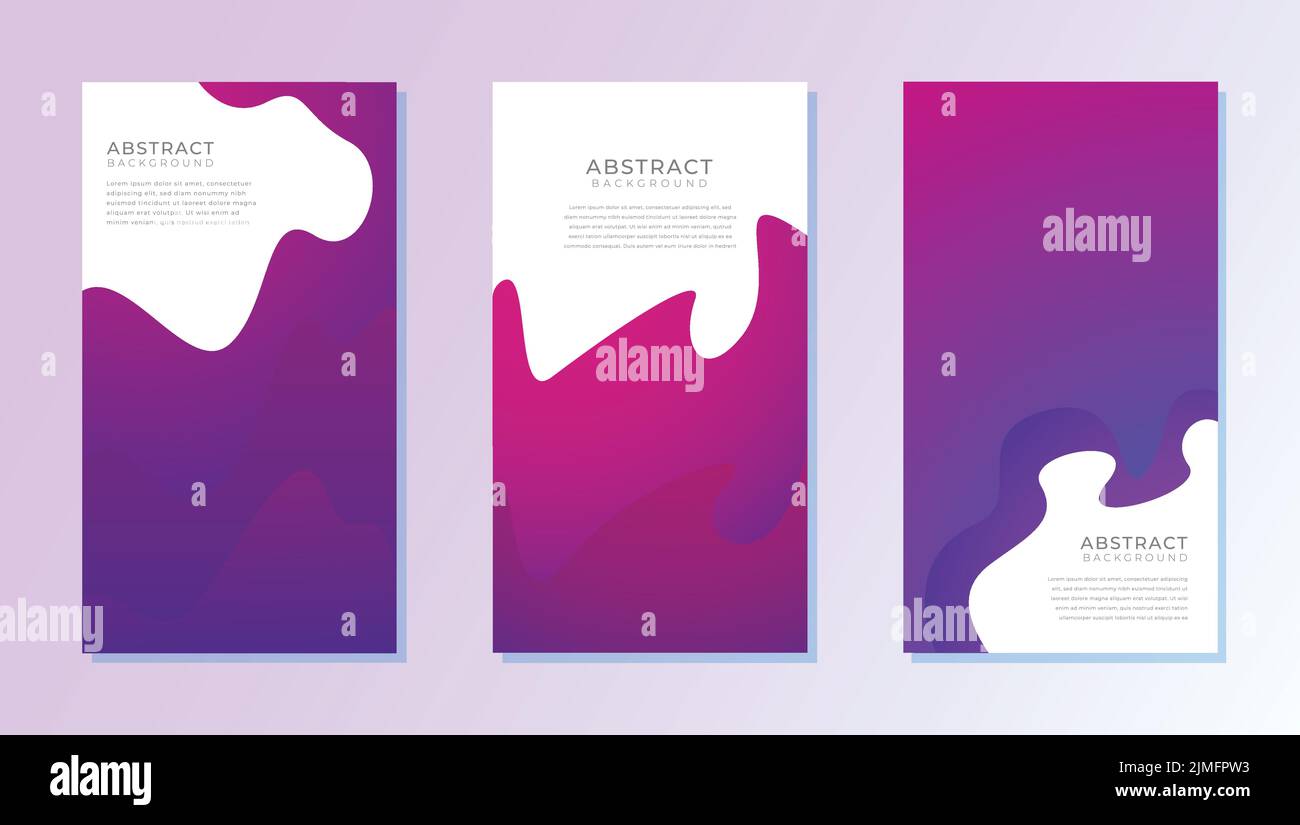 Three modern poster gradient backgrounds Stock Vector Image & Art - Alamy
