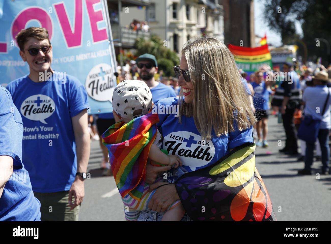 Brighton, West Sussex, UK. 6th Aug, 2022. The parade from the seafront ...