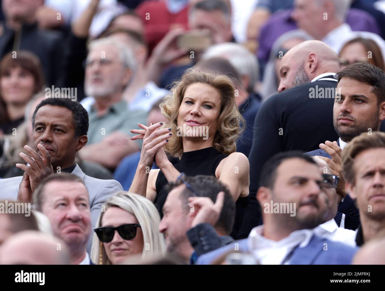 Newcastle United director Amanda Staveley in the stands during the ... Newcastle United director Amanda Staveley in the stands during the ...