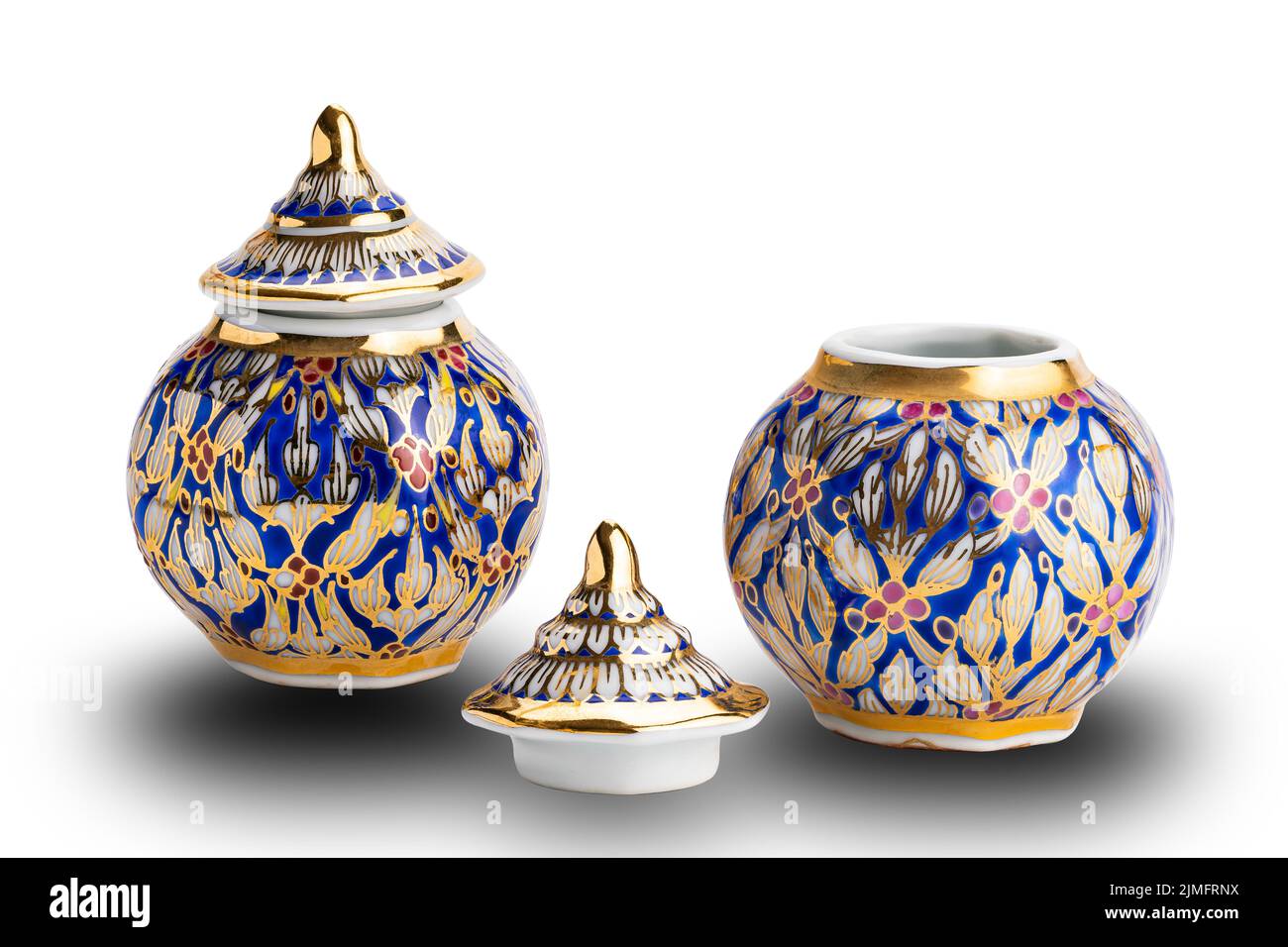 An antique thai benjarong ceramic hi-res stock photography and images ...