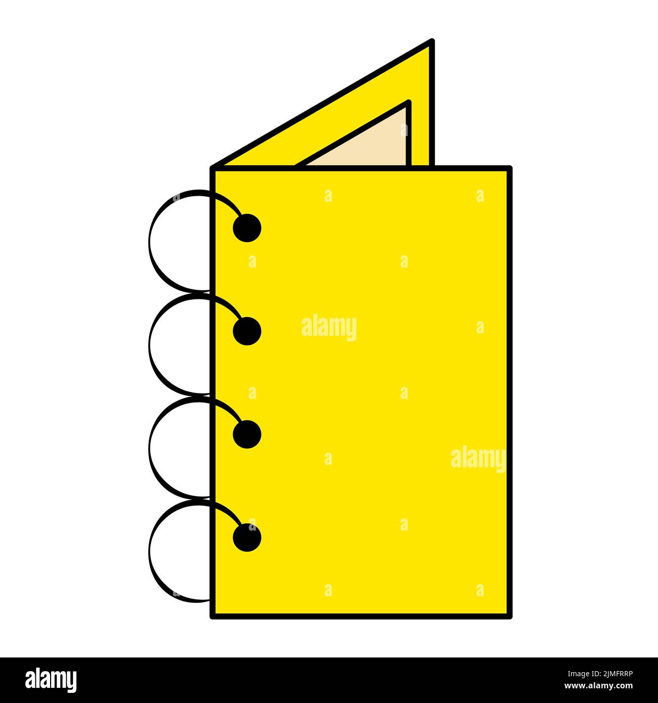 Notepad spiral Stock Vector Images - Alamy