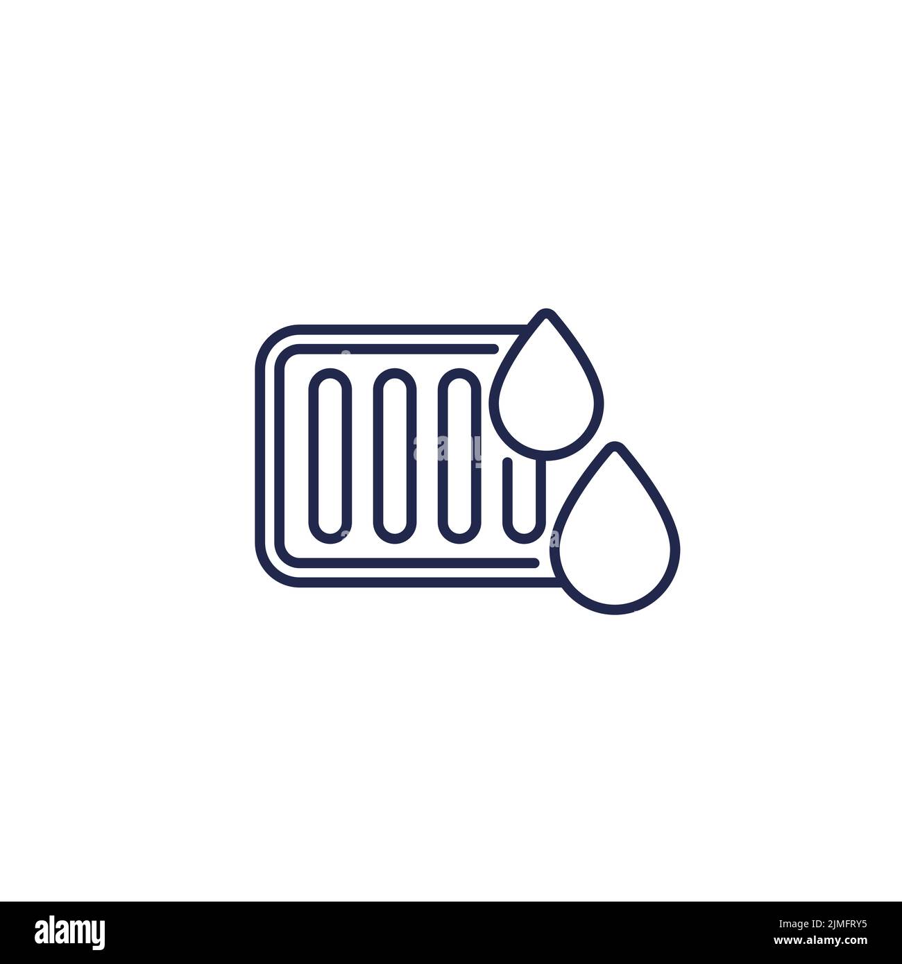 Water drain on street Cut Out Stock Images & Pictures - Alamy