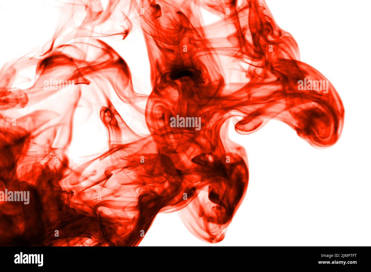Red Abstract Smoke