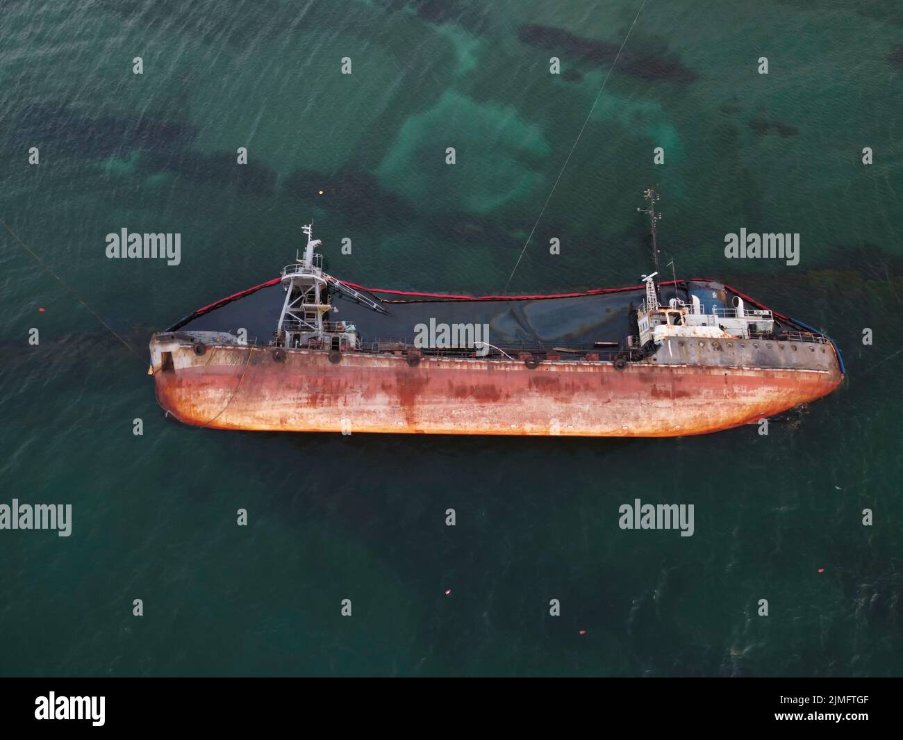 View old tanker ran aground hi-res stock photography and images - Alamy