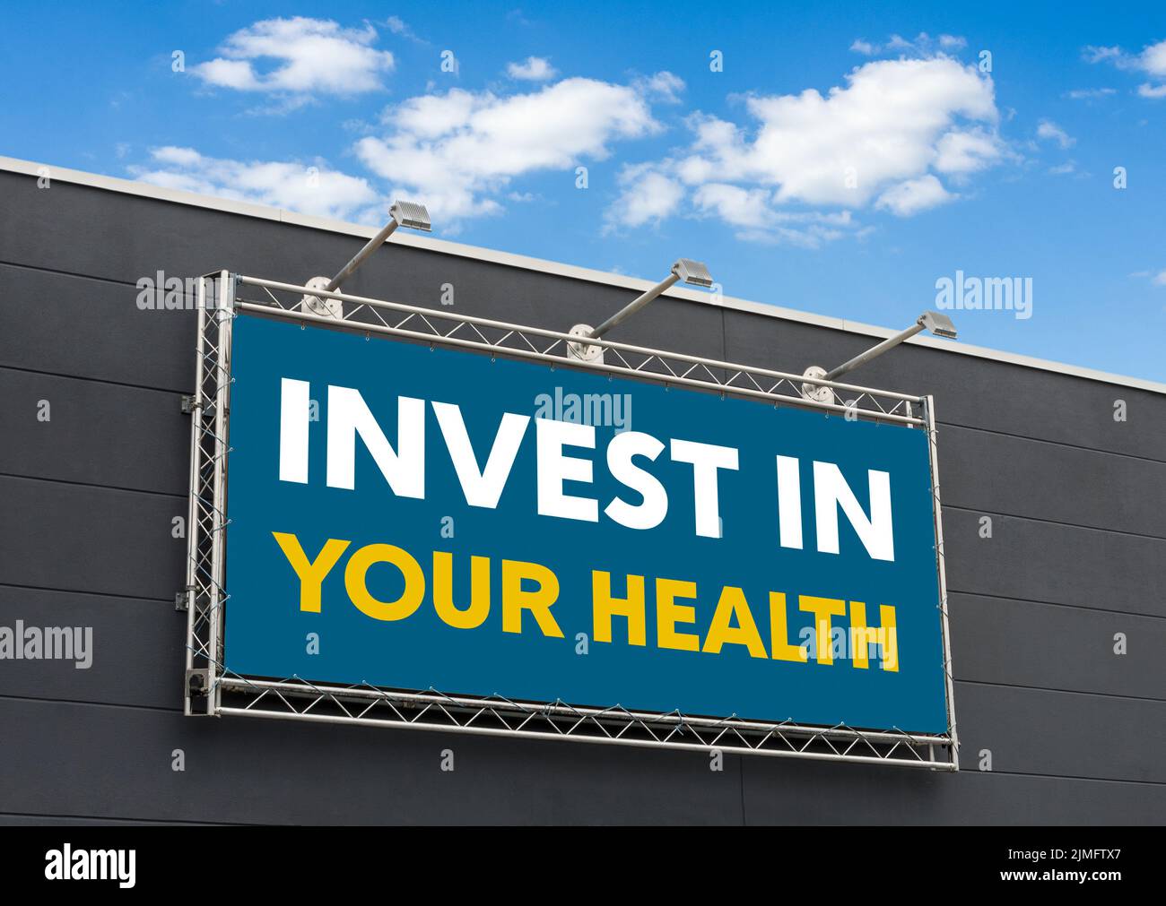 Invest in health written hi-res stock photography and images - Alamy