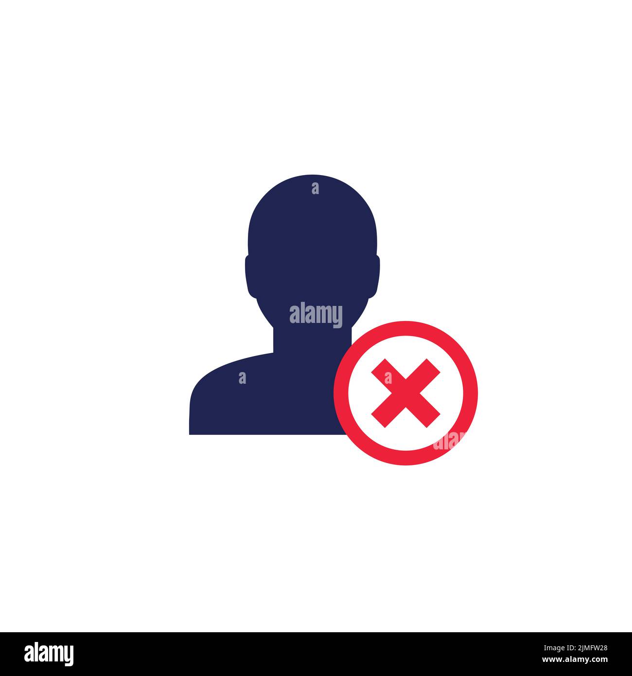 delete profile icon, erase personal data, account Stock Vector Image ...