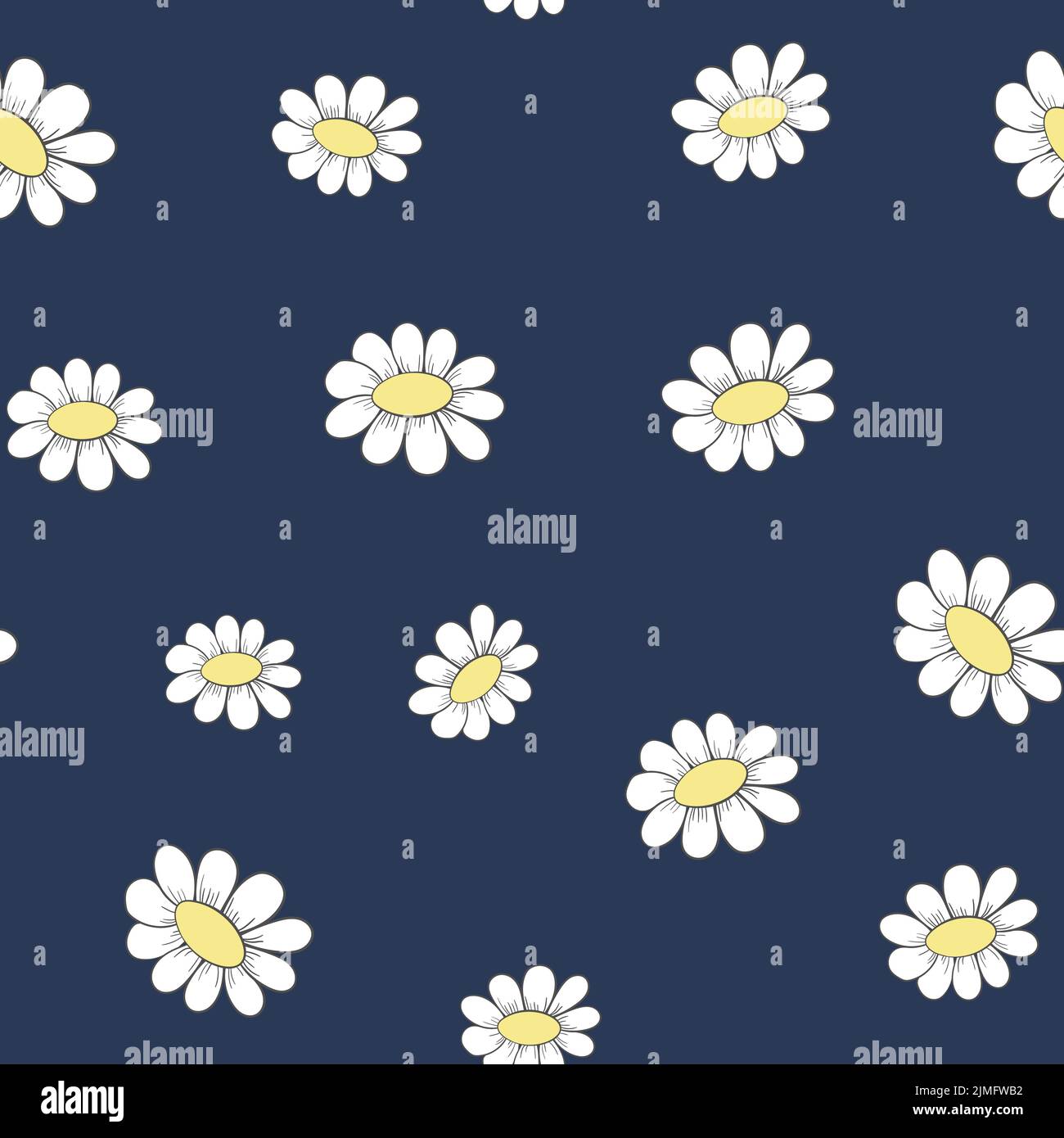 Seamless floral pattern based on traditional folk art ornaments ...