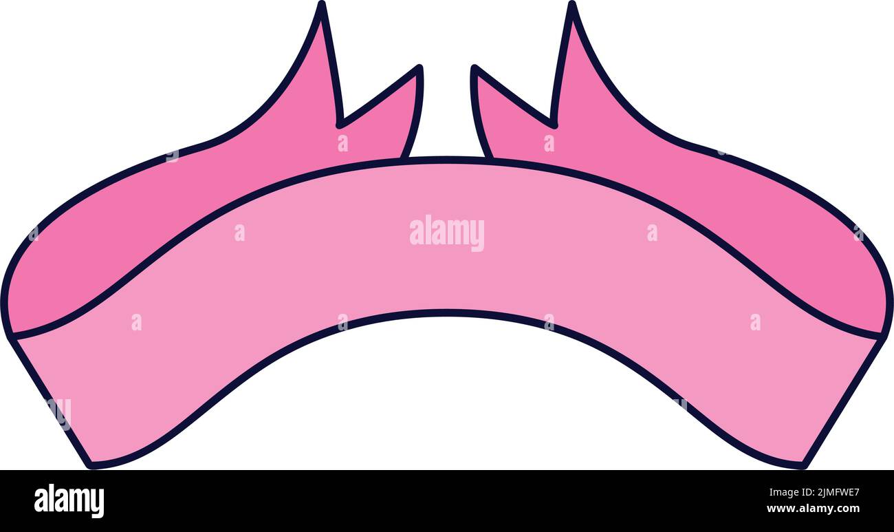 cute pink ribbon Stock Vector Image & Art - Alamy