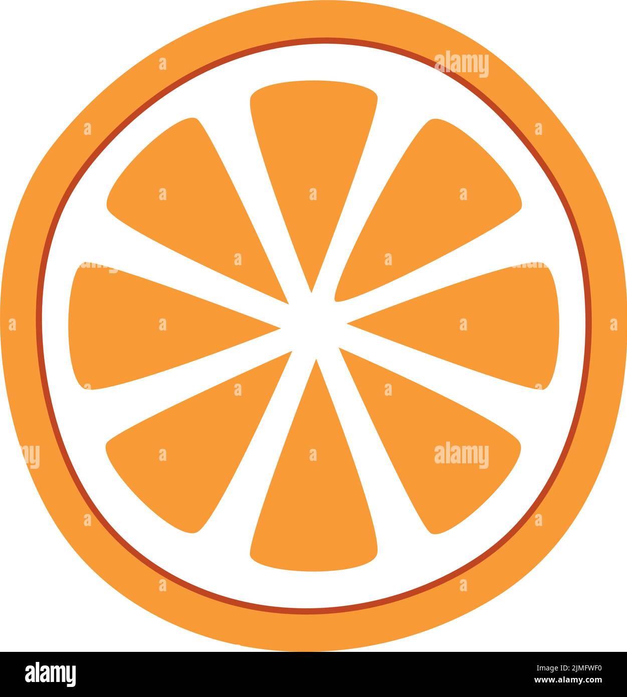 orange slice design Stock Vector Image & Art - Alamy