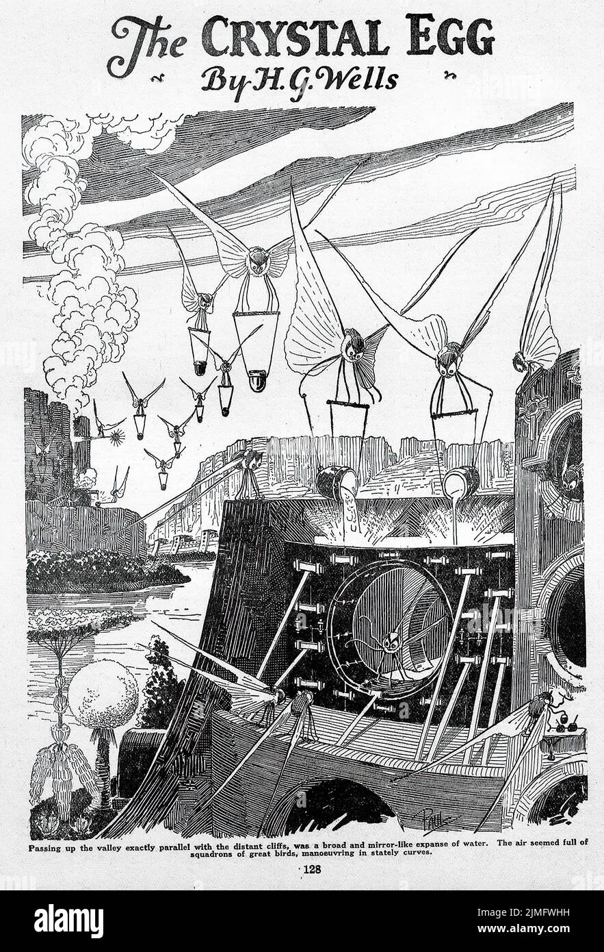 The Crystal Egg (1897) by H. G. Wells. Illustration by Frank R. Paul ...