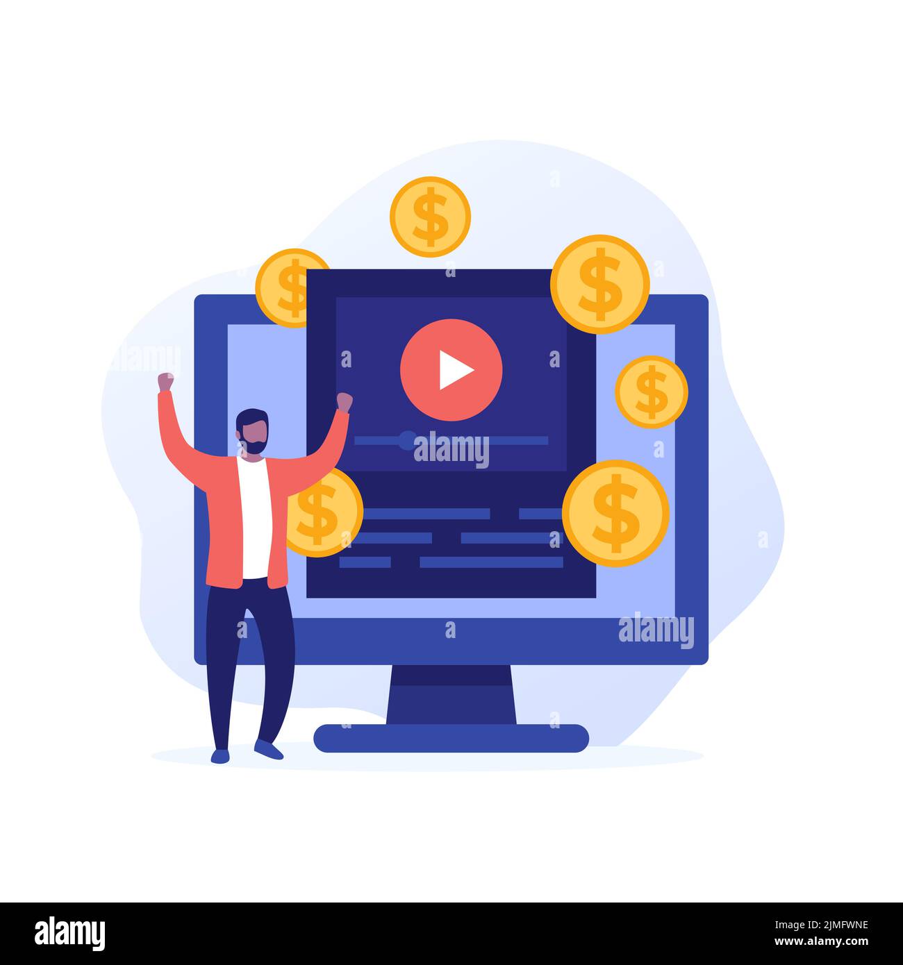 Marketing video money Cut Out Stock Images & Pictures - Alamy