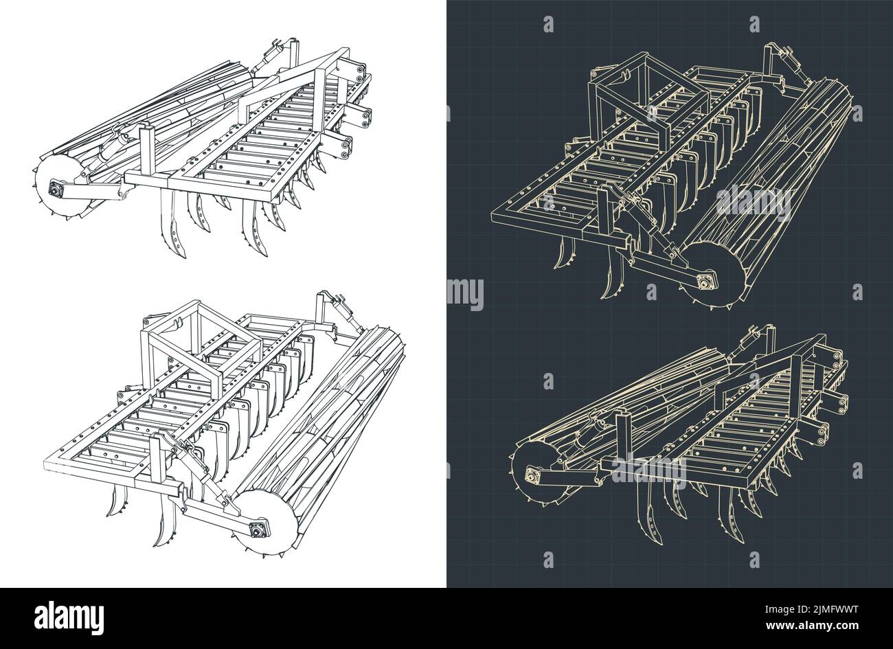 Cultivator vector vectors hi-res stock photography and images - Alamy