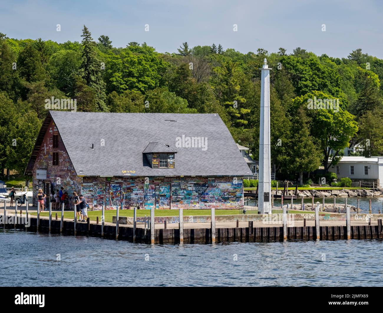 Anderson Dock and Marina in the Anderson Historic District on Lake ...