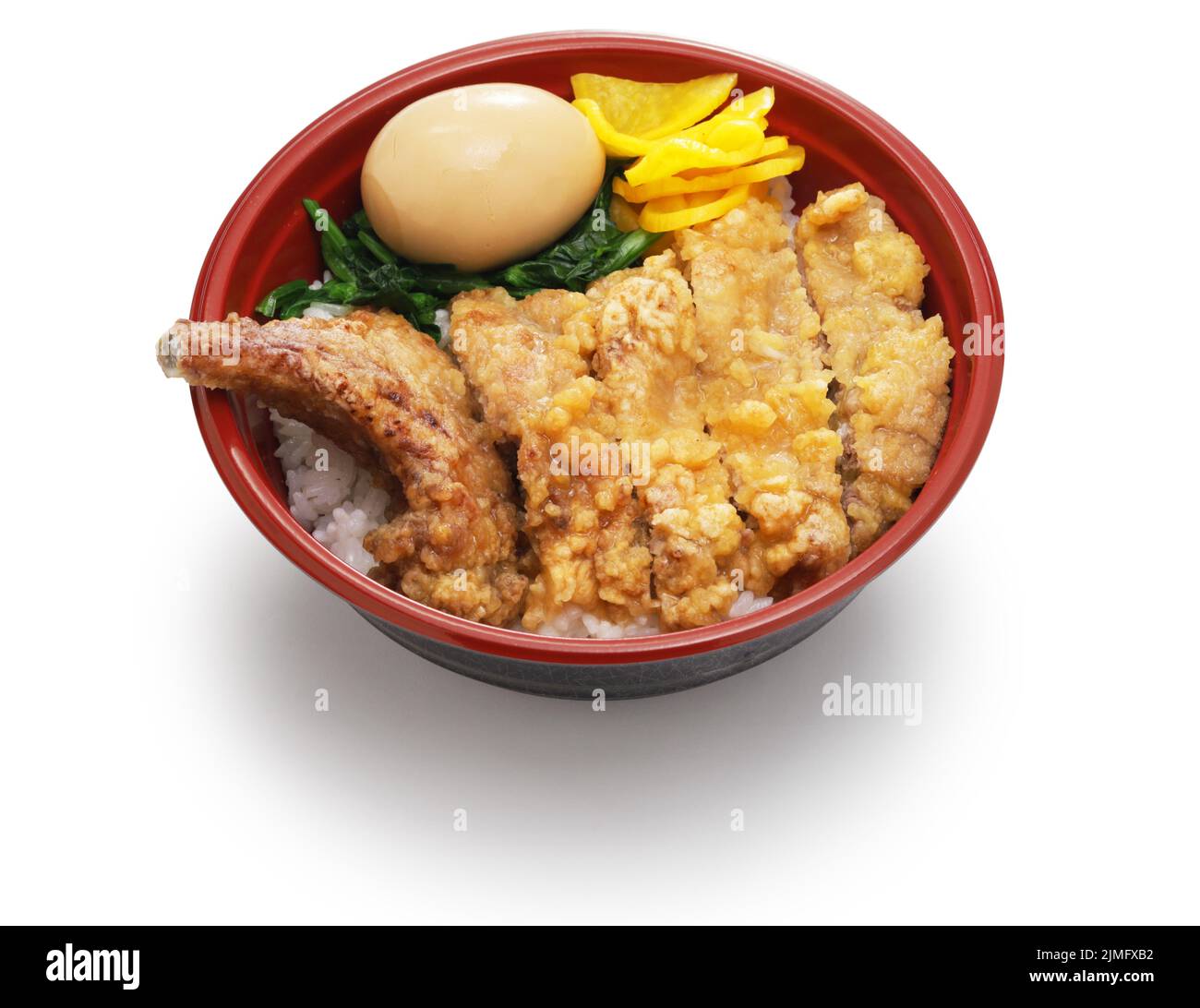 Taiwanese fried pork chop bento, station lunch box Stock Photo - Alamy