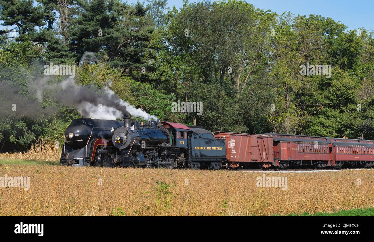 Two Antique Steam Locomotives That Were Built Almost Fifty Years Apart ...