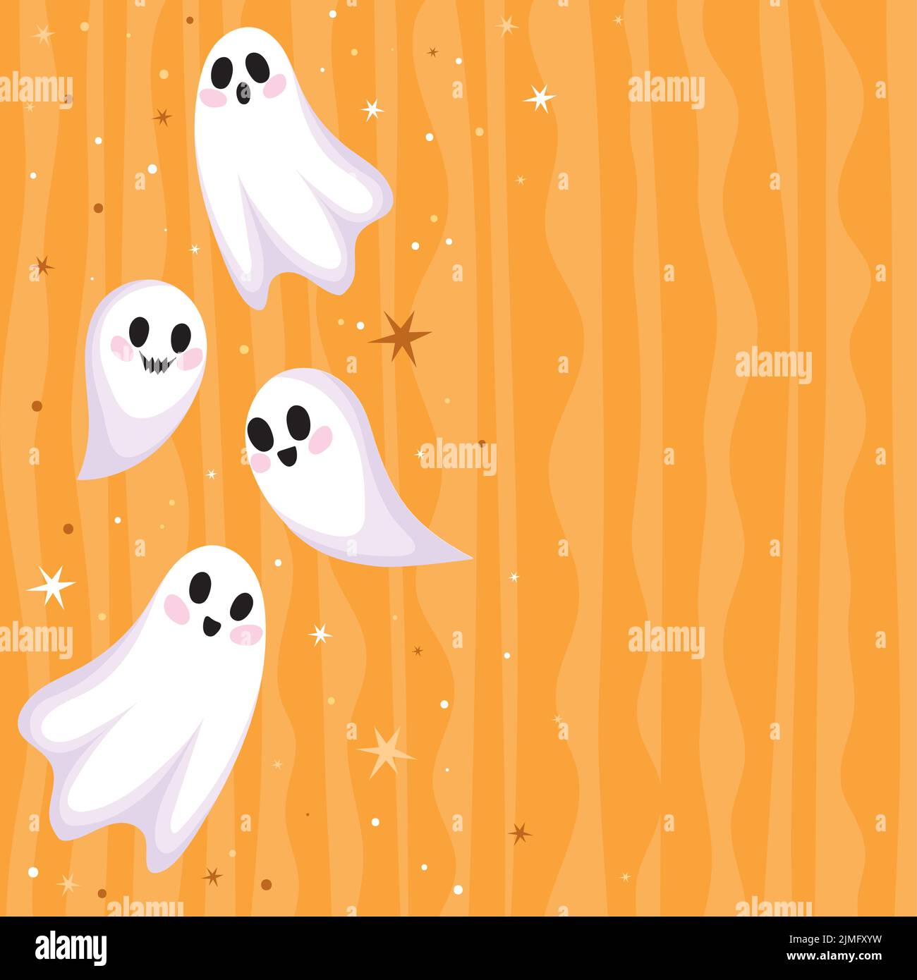halloween ghost poster Stock Vector Image & Art - Alamy