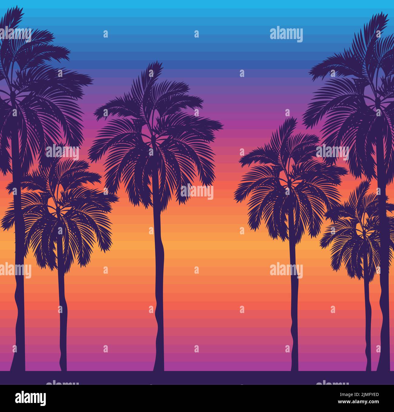 beach sunset design Stock Vector Image & Art - Alamy