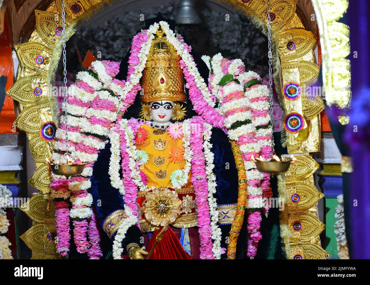 Ground breaking ceremony of lord ram temple hi-res stock photography ...
