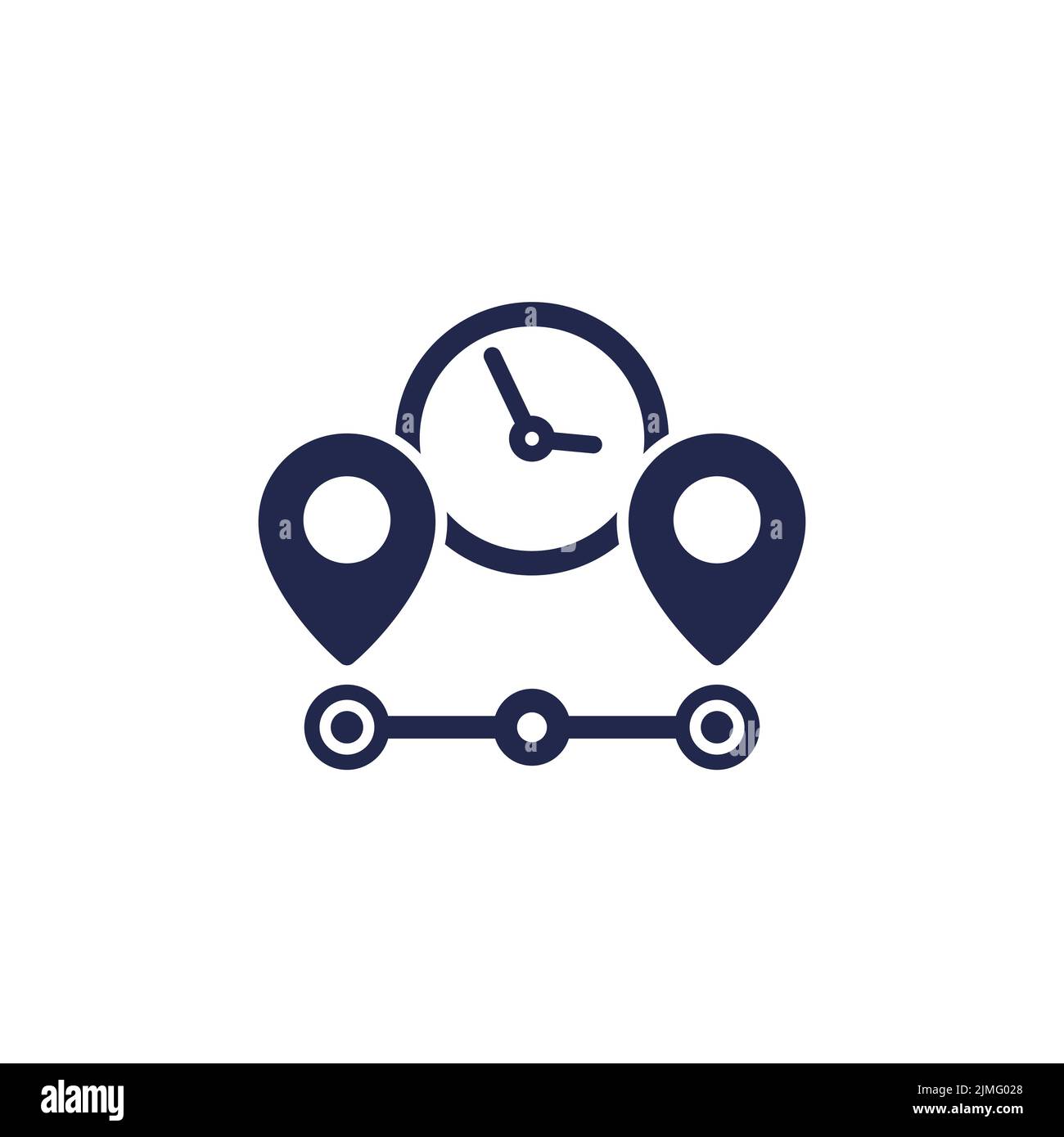 travel time icon on white Stock Vector Image & Art - Alamy