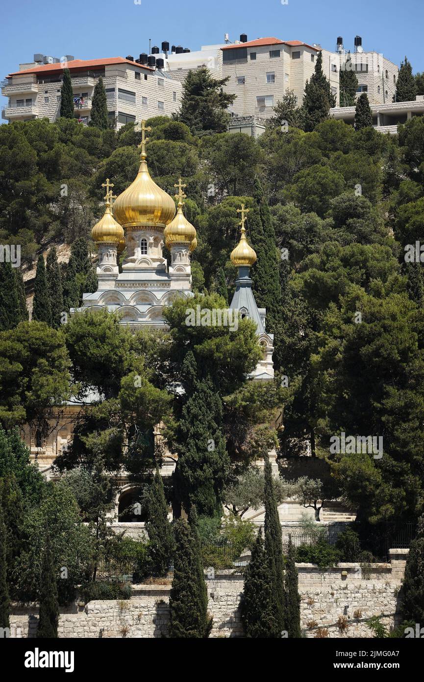 Kidron Valley and the Mount of Olives Stock Photo - Alamy