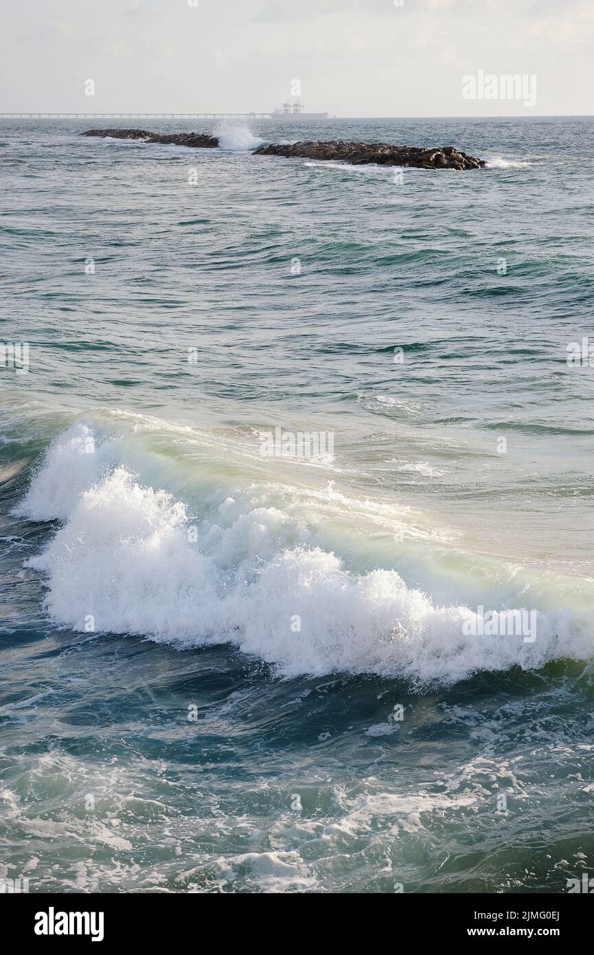 Mediterranean Coast Israel Stock Photo - Alamy