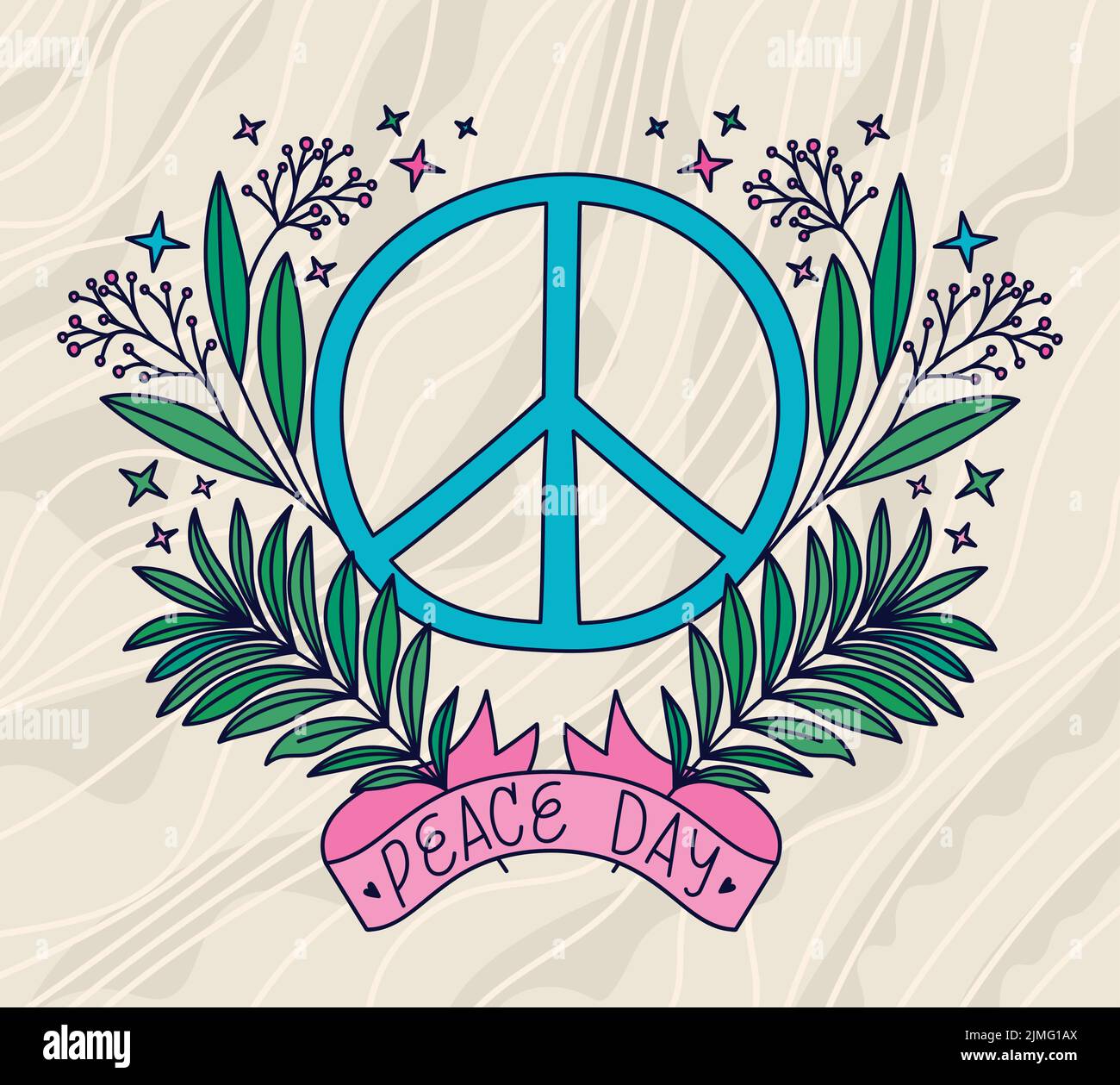 illustration of peace Stock Vector Image & Art - Alamy