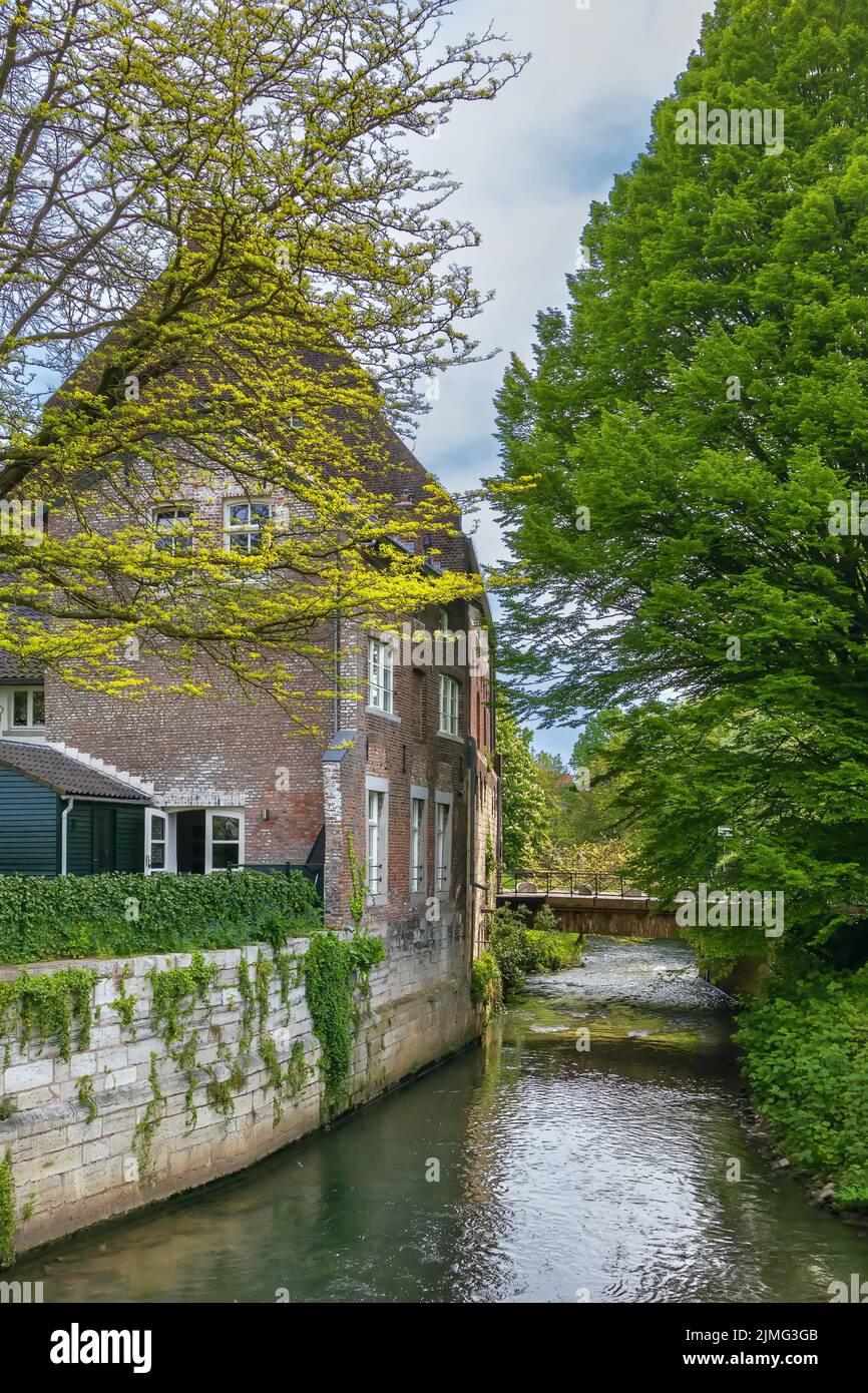 Water channel in Maastricht, Netherlands Stock Photo - Alamy