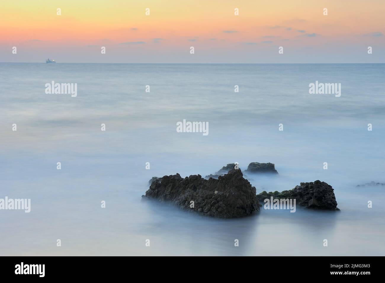 Mediterranean Coast Israel Stock Photo - Alamy