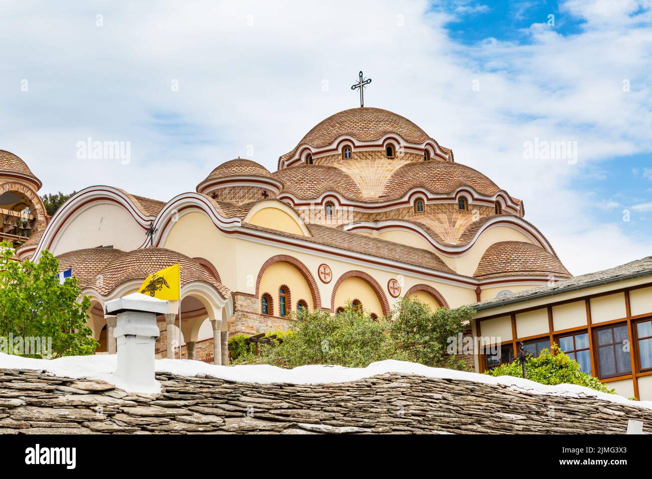 Monastery of Archangel Michael, Thassos island, Greece Stock Photo - Alamy
