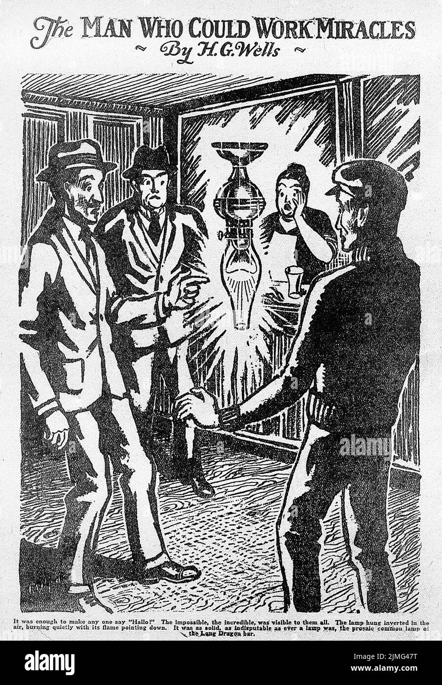 The Man Who Could Work Miracles (1898) by H. G. Wells. Illustration by ...