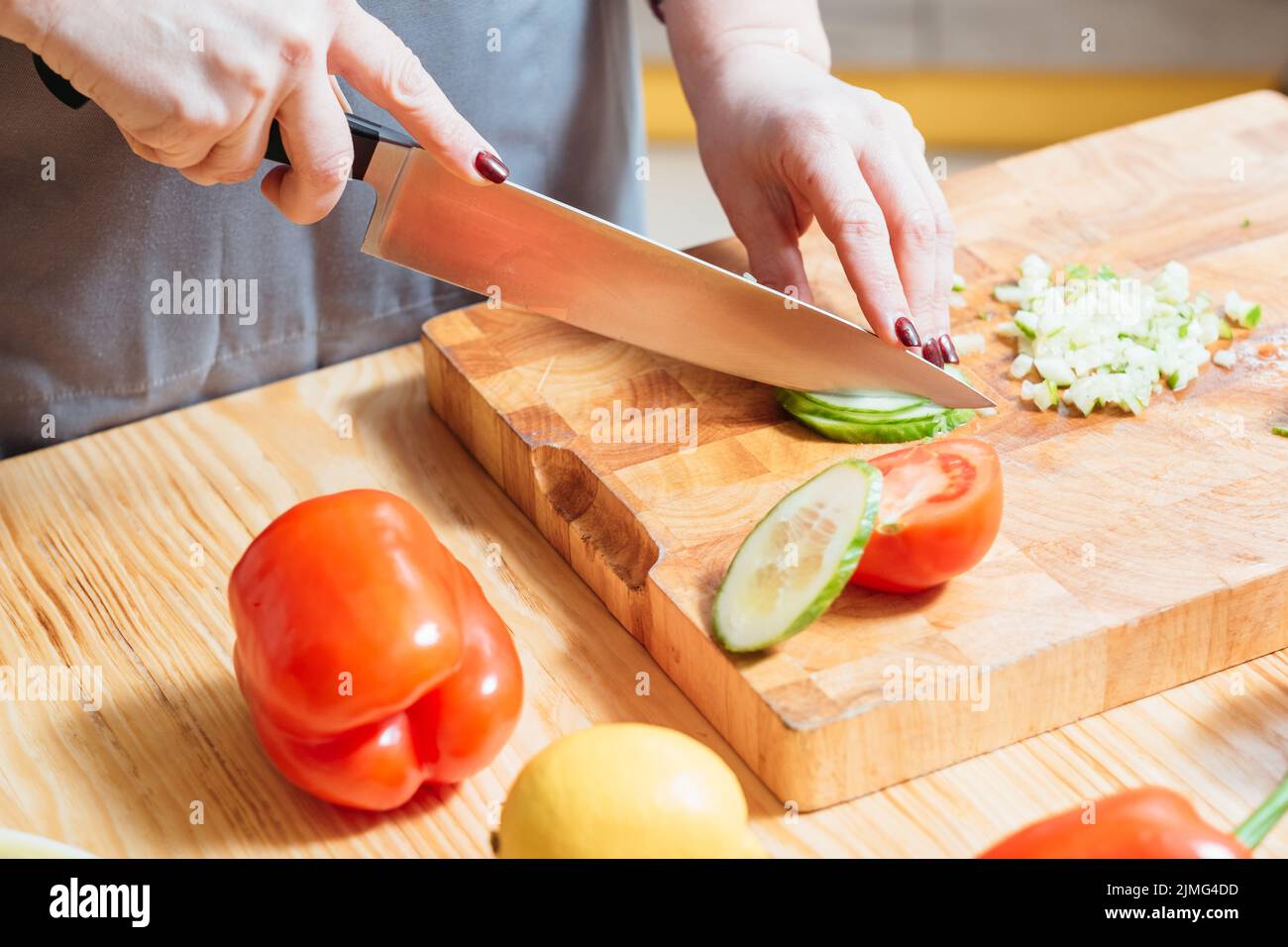 Healthy home cooking hi-res stock photography and images - Alamy