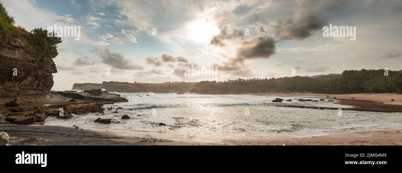 Beach in Java Stock Photo - Alamy