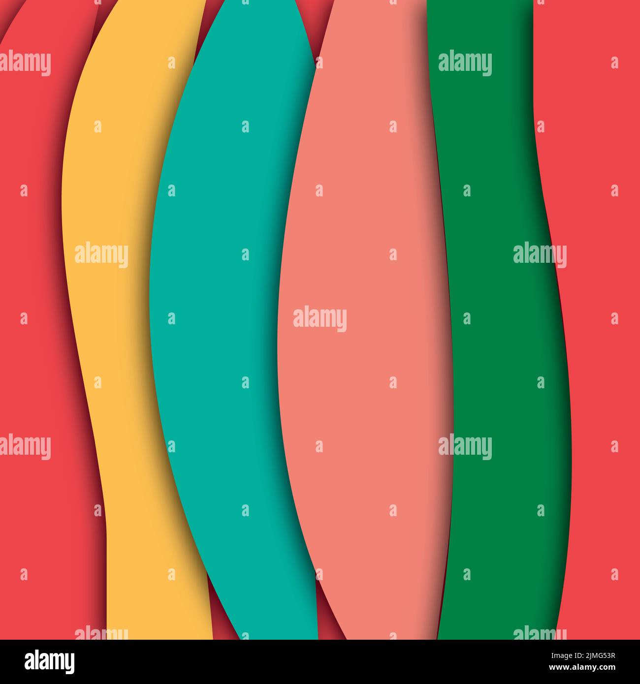 A vector design of the colorful waving background Stock Vector Image ...