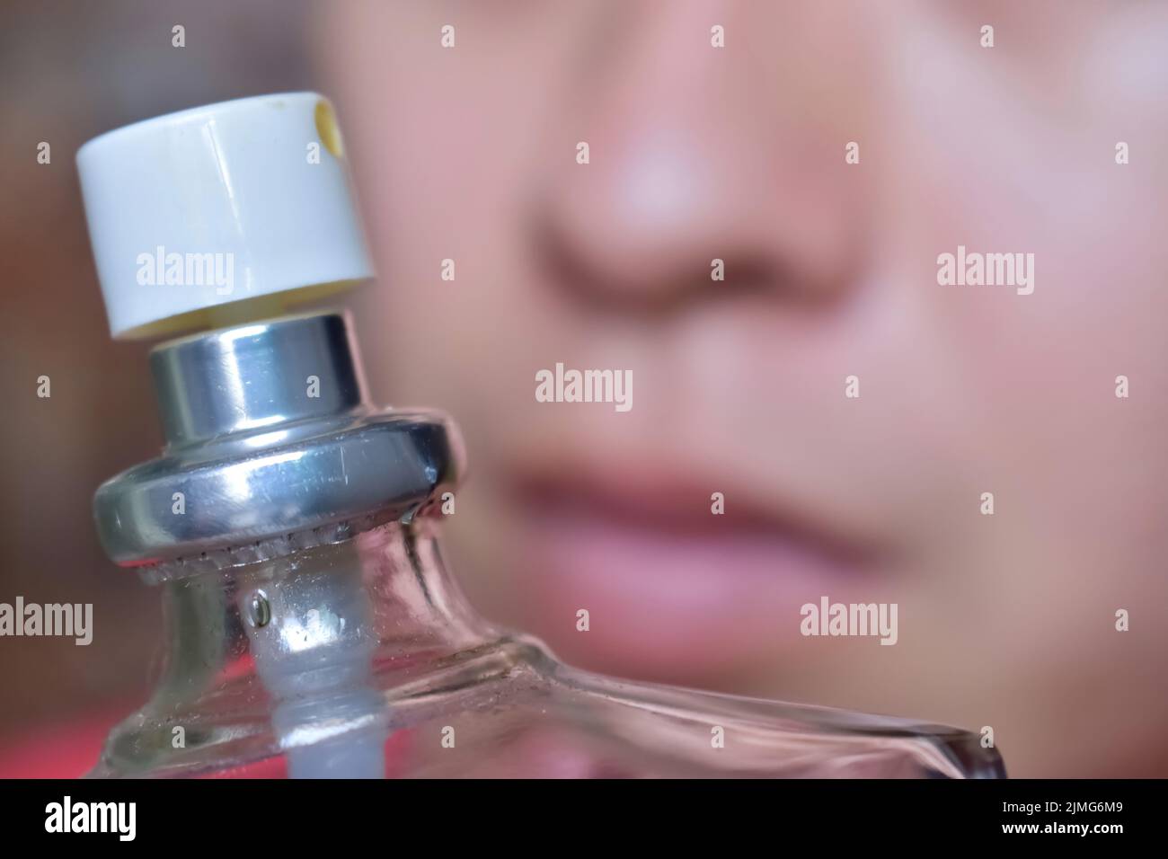 Southeast Asian, Chinese and Myanmar young man with cold flu gets loss ...