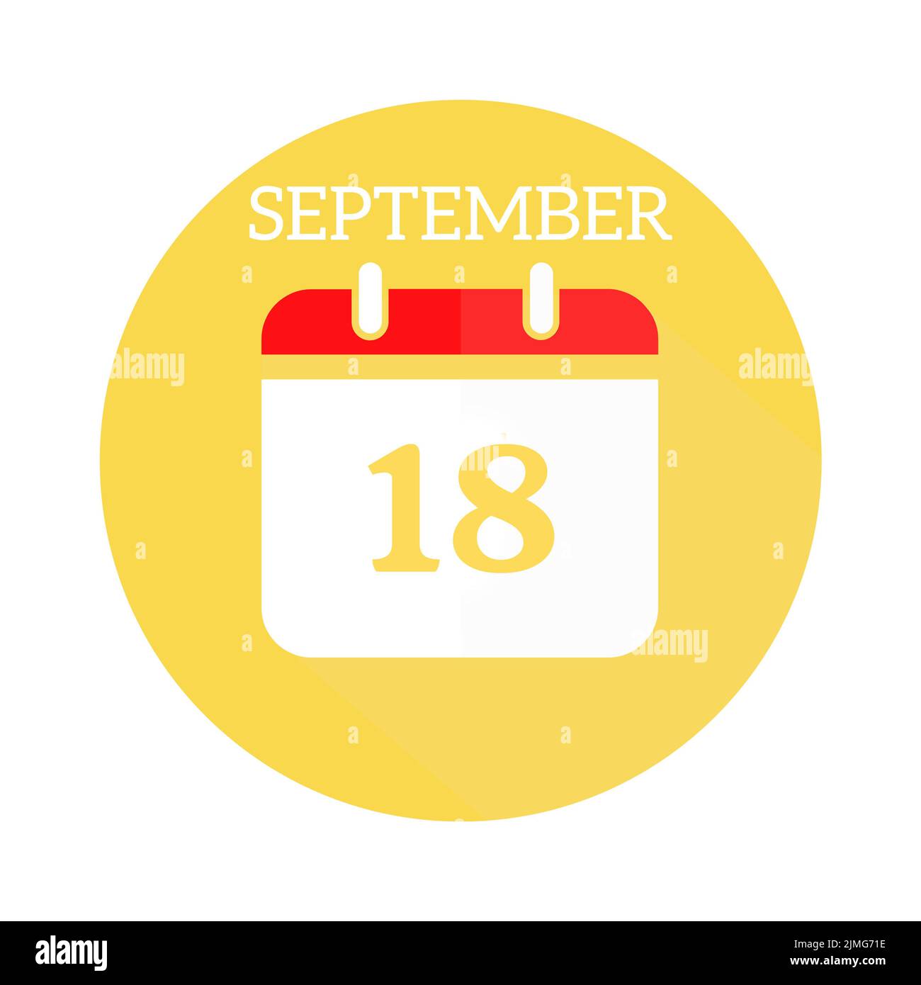 18 calendar day month Cut Out Stock Images & Pictures - Alamy