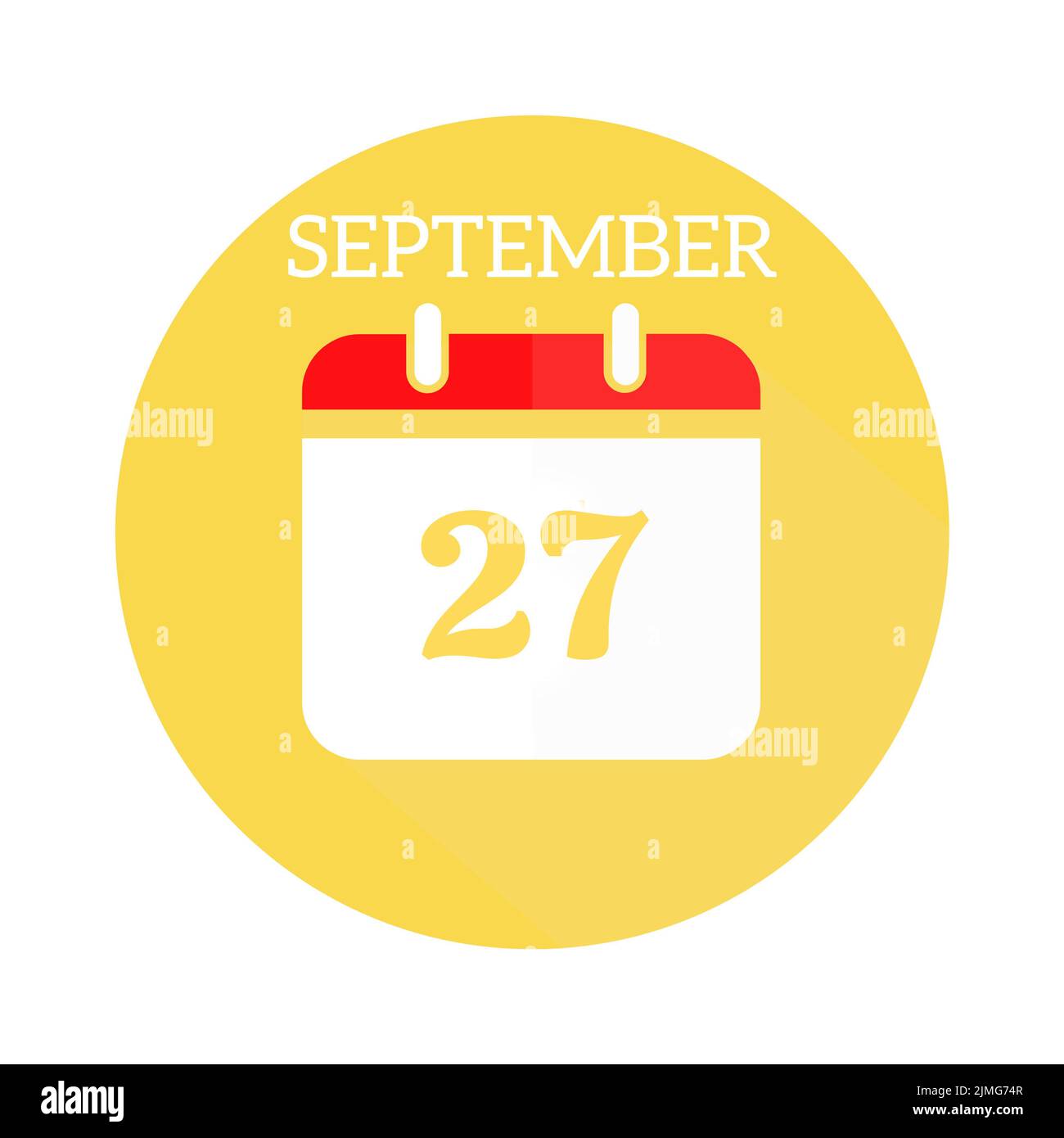 Calendar day 27 Cut Out Stock Images & Pictures - Alamy