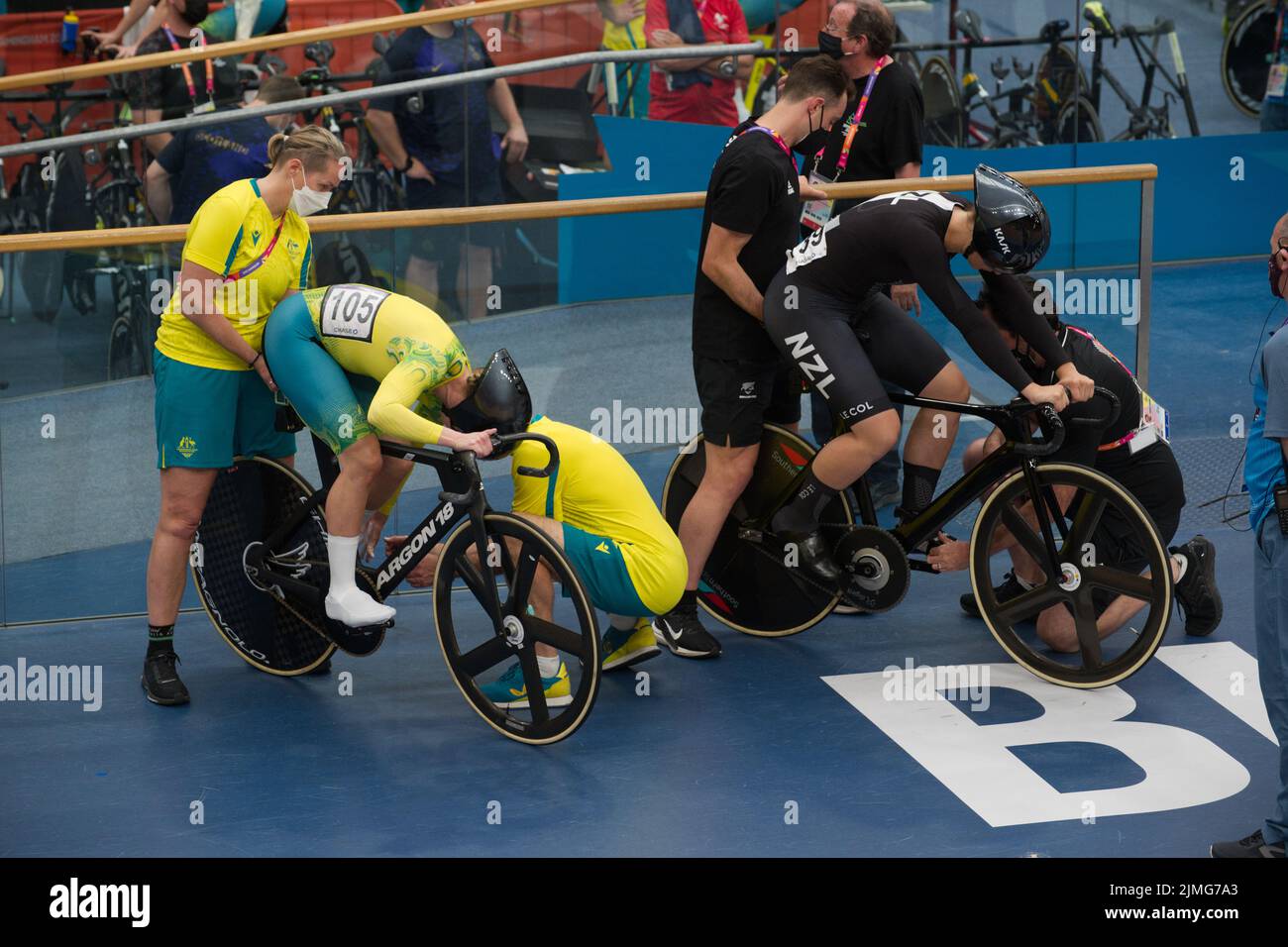 Birmingham 2022 Commonwealth Games - cycling at the London velodrome ...