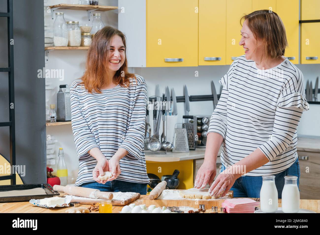 Laughing cooking hi-res stock photography and images - Alamy