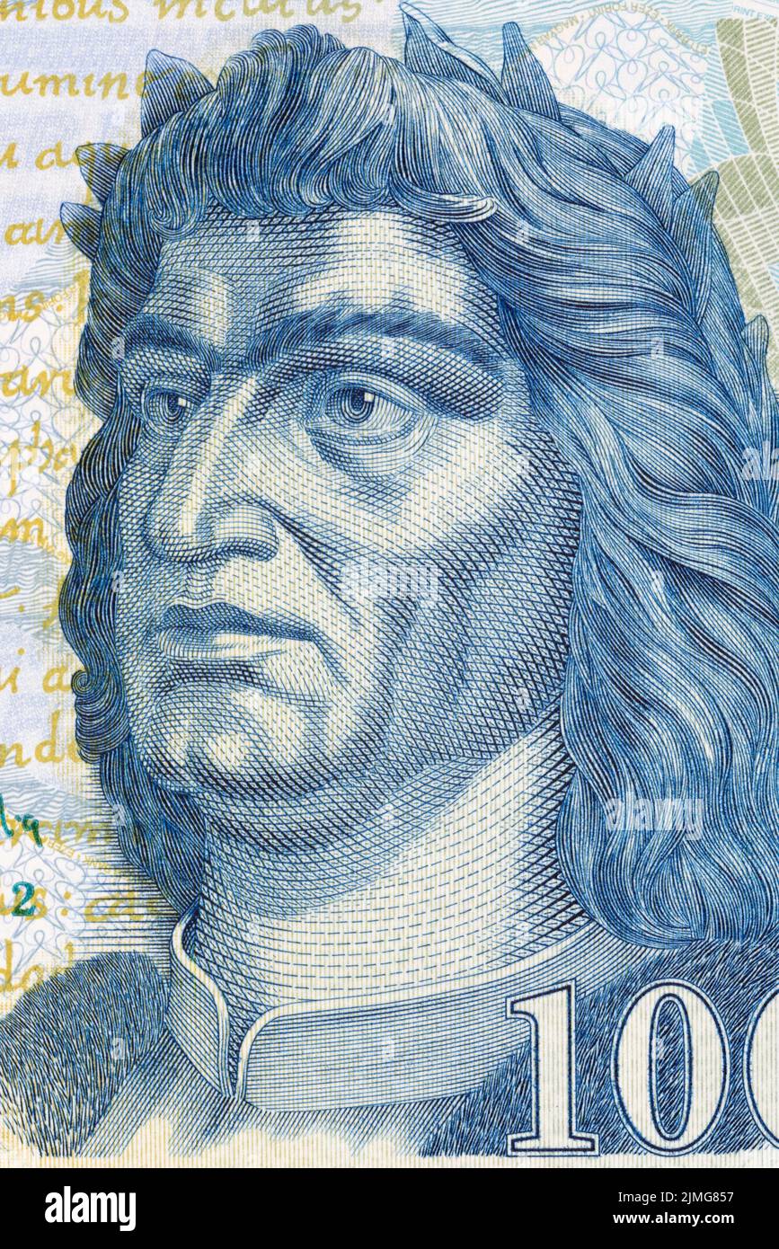 Matthias Corvinus portrait from Hungarian money Stock Photo - Alamy