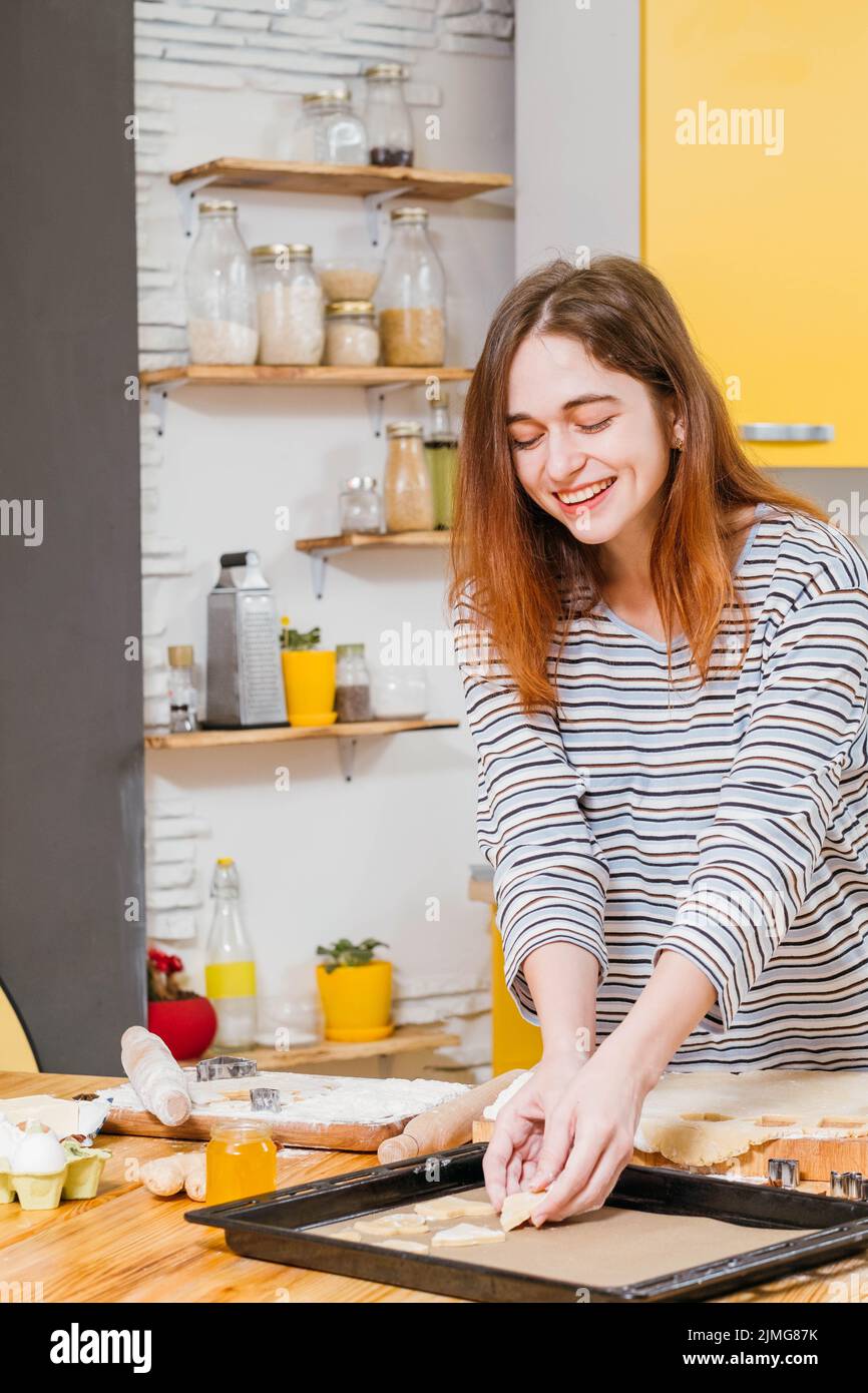 homemade cookies recipe lady gingerbread biscuits Stock Photo - Alamy