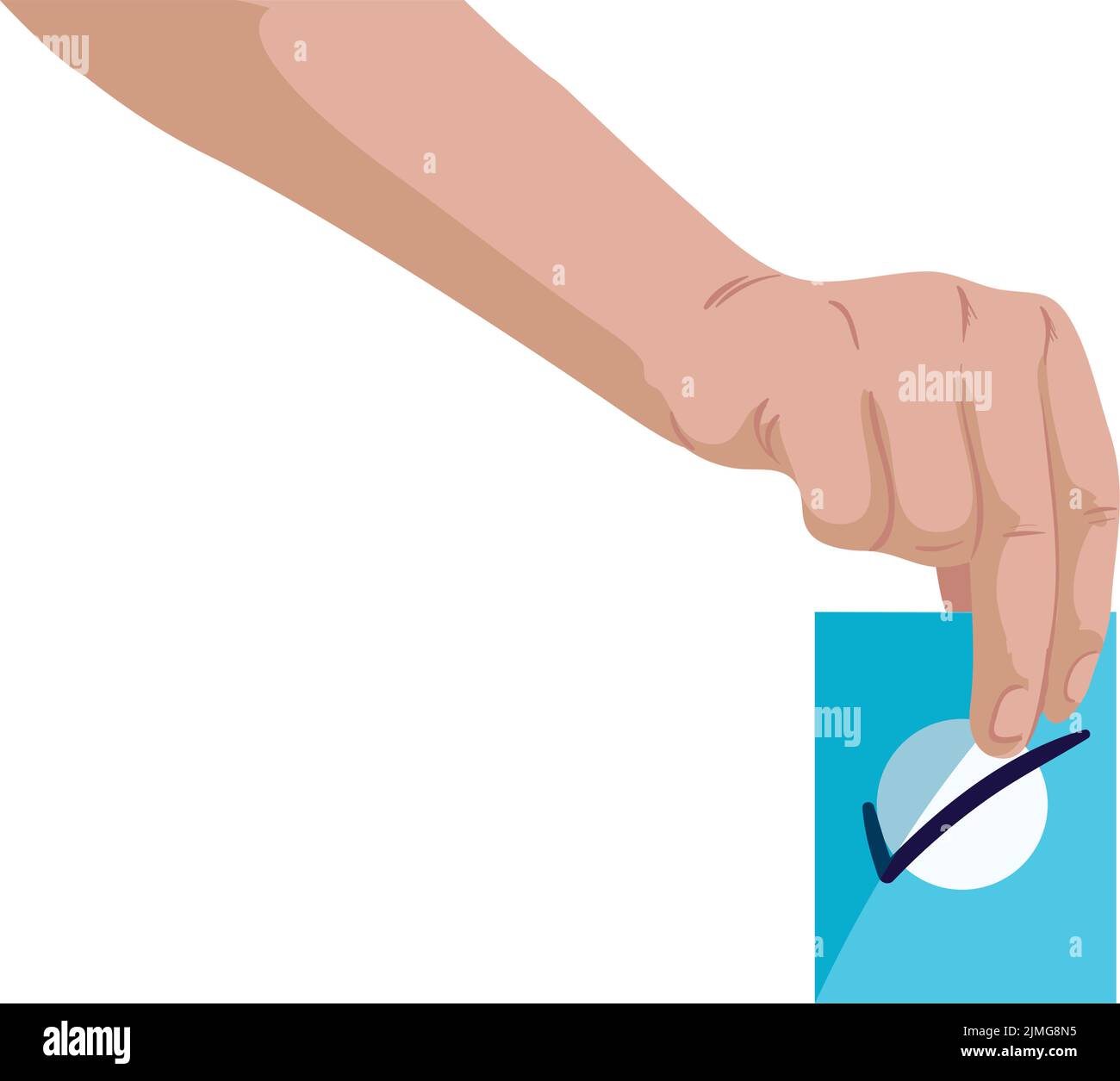 hand with vote Stock Vector Image & Art - Alamy